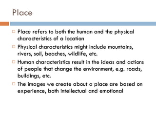 Basics Of Geographic Study | PPT