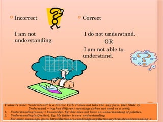 Some Common Errors in English for Elementary Students | PPTX