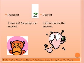 Some Common Errors in English for Elementary Students | PPTX