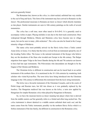 Some instrumente traditionale romanesti-en | PDF