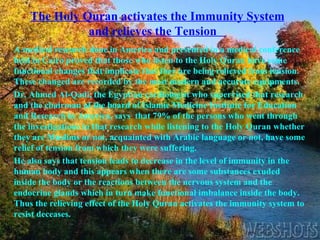 Some Of The Miracles Of The Noble Quran | PPT
