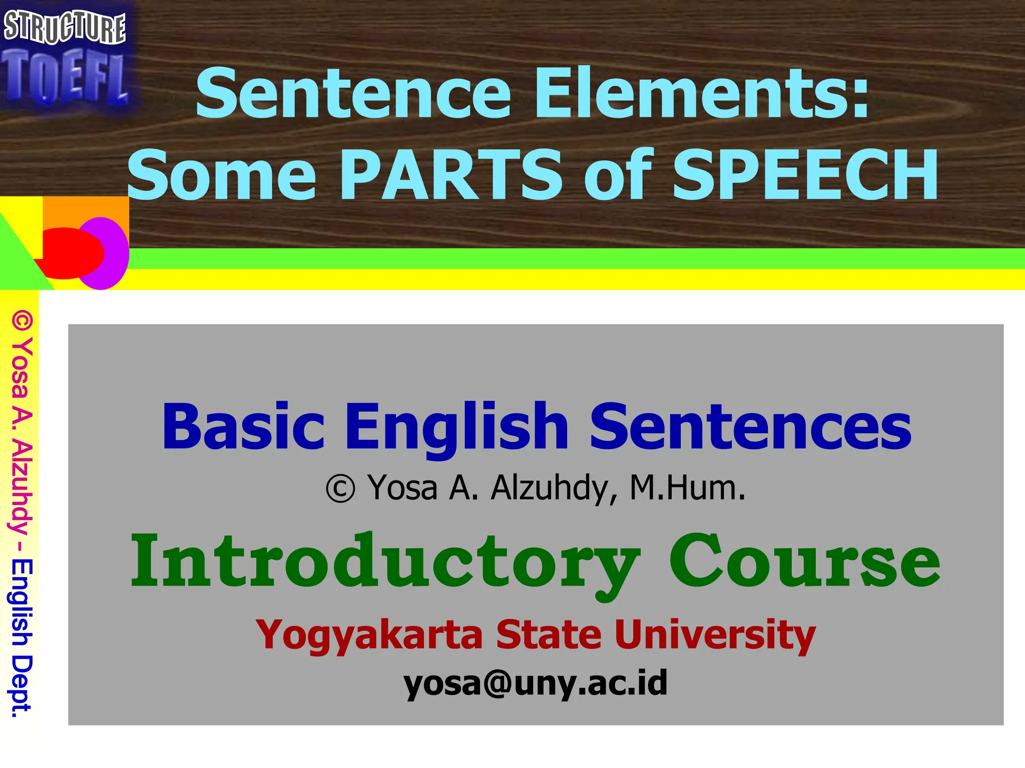 Some common words in Parts of Speech.pptx