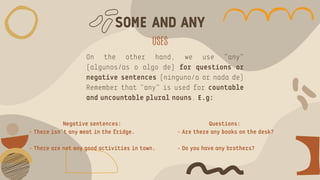 Some, any and quantifiers. Basic explanation | PDF