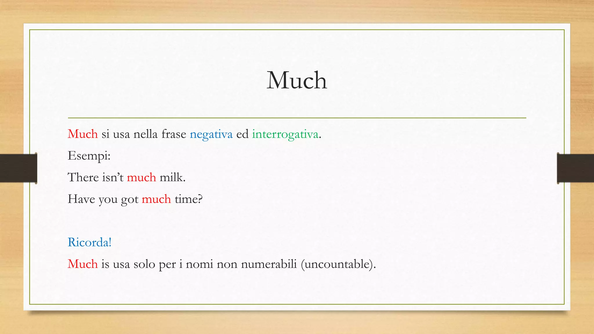 Some, any, much, many, | PPTX
