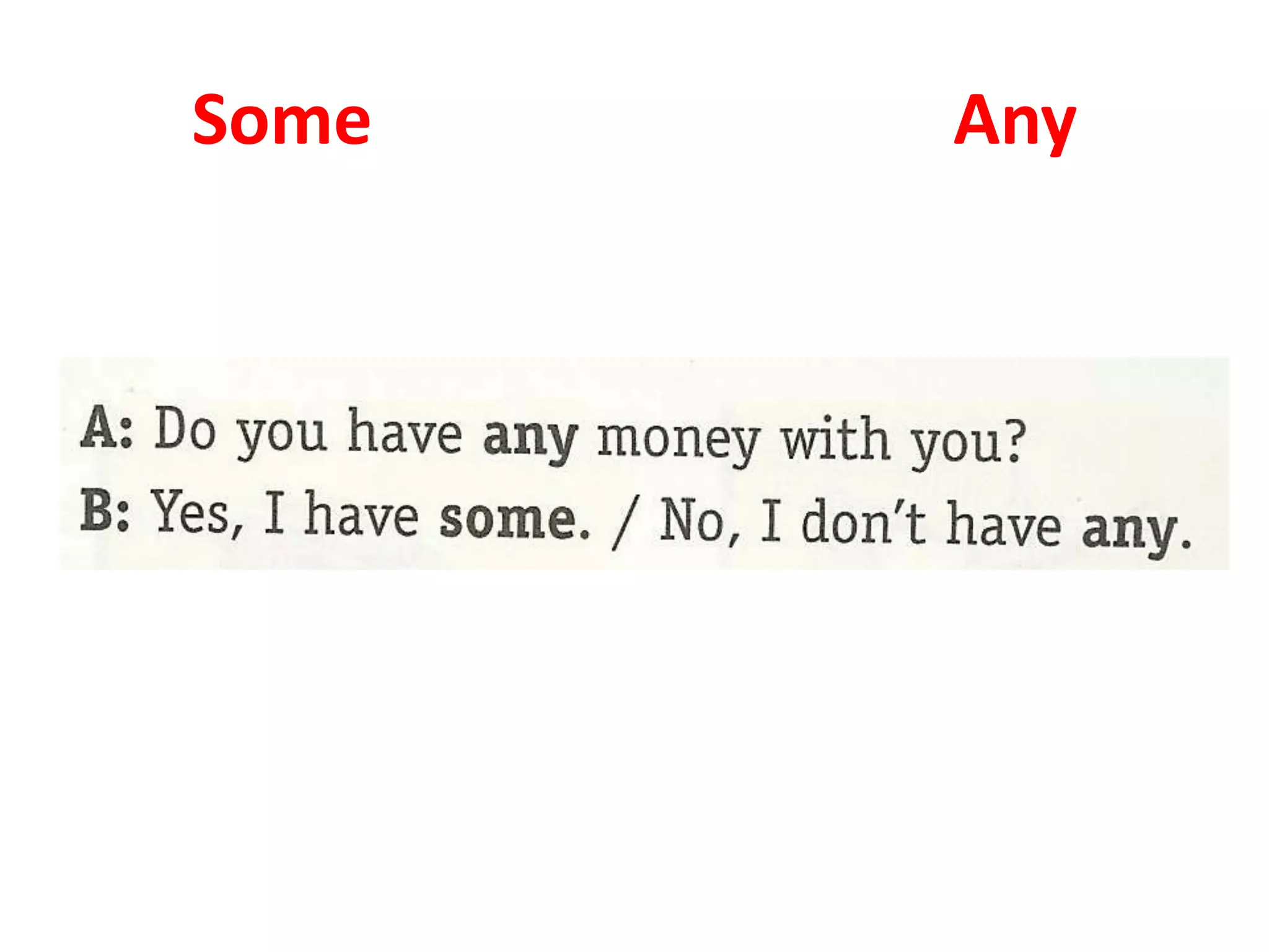 Some, any, no, every | PPTX