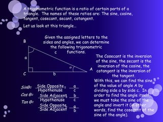 Some application of trignometry | PPTX