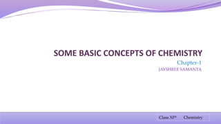 MOLE CONCEPT AND CONCENTRATION TERMS CLASS 11 CHEMISTRY CHAPTER-1 | PPTX