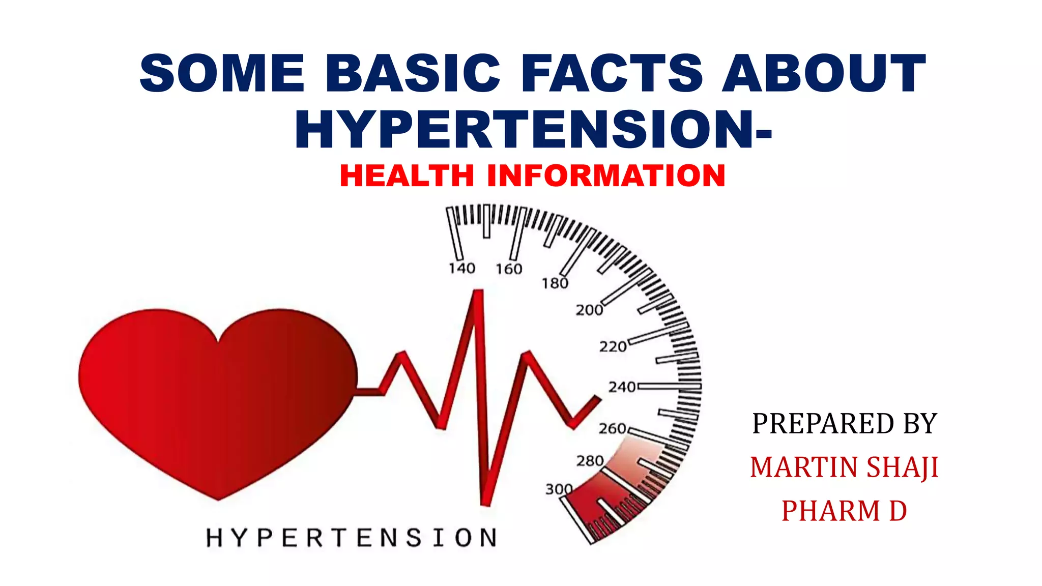 Some basic facts about hypertension - health information | PPT