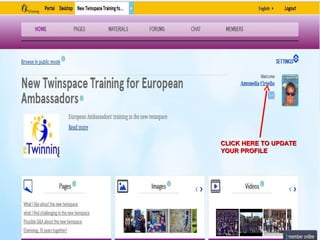 Some basics of the twinspace | PPT | Technology & Computing