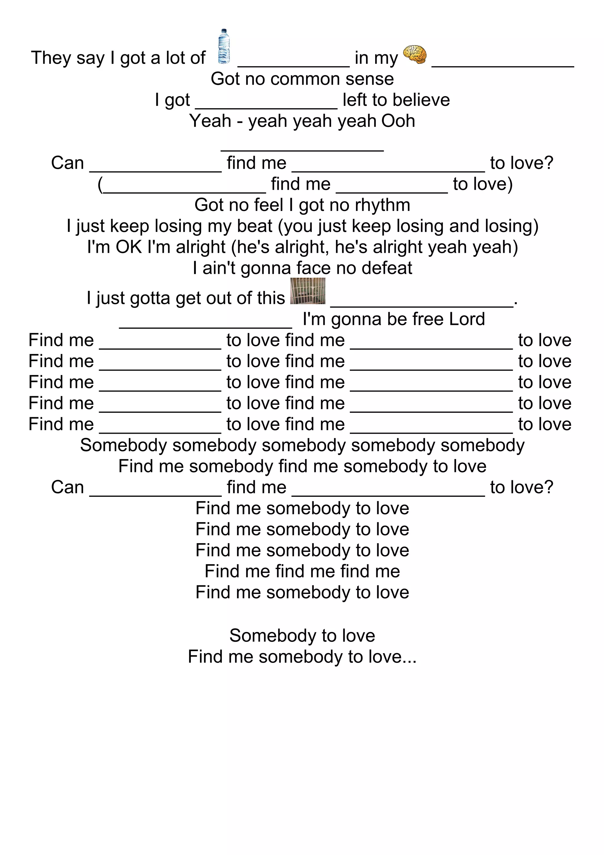 Somebody to-love | DOC