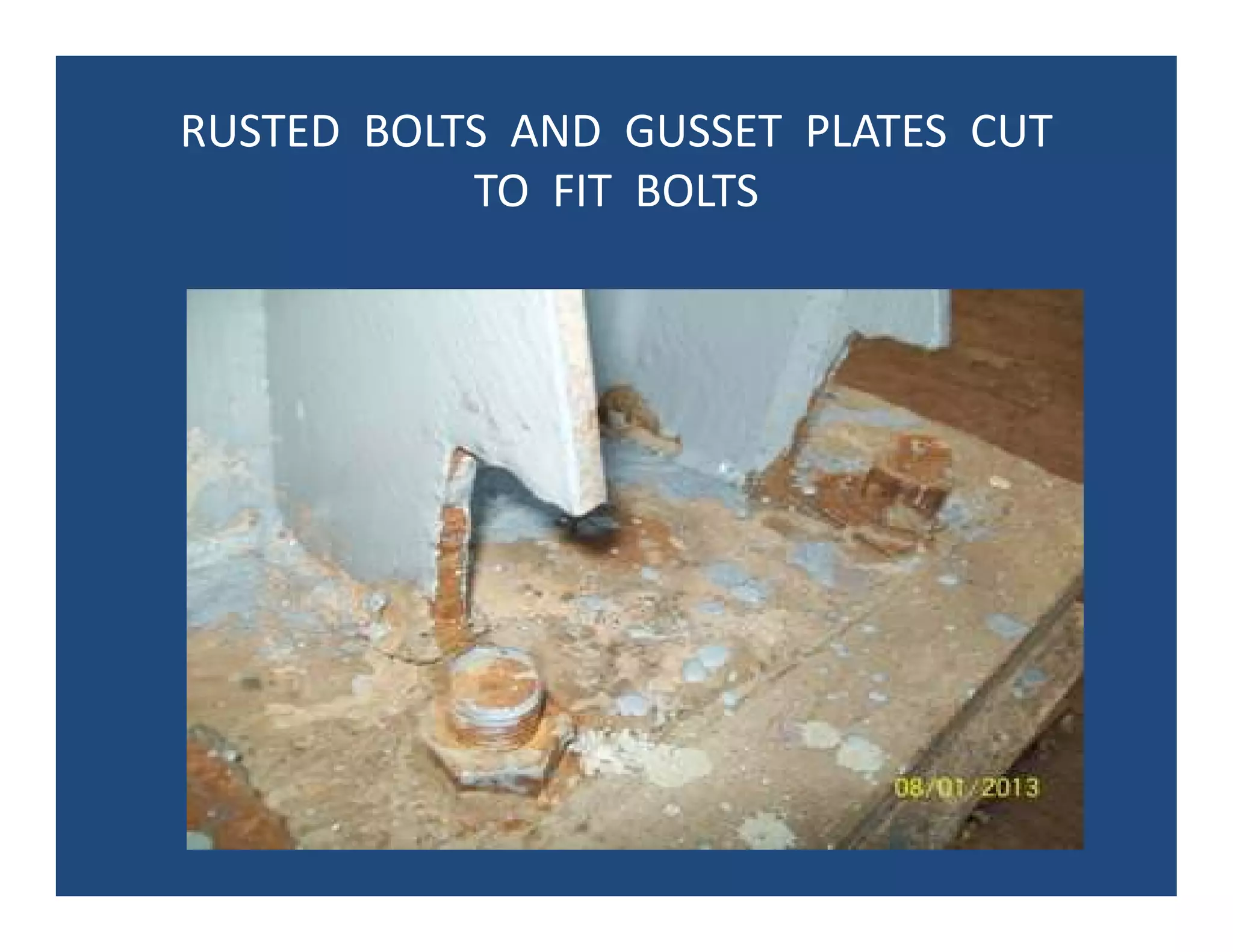Some common defects in steel structural erection at site | PDF