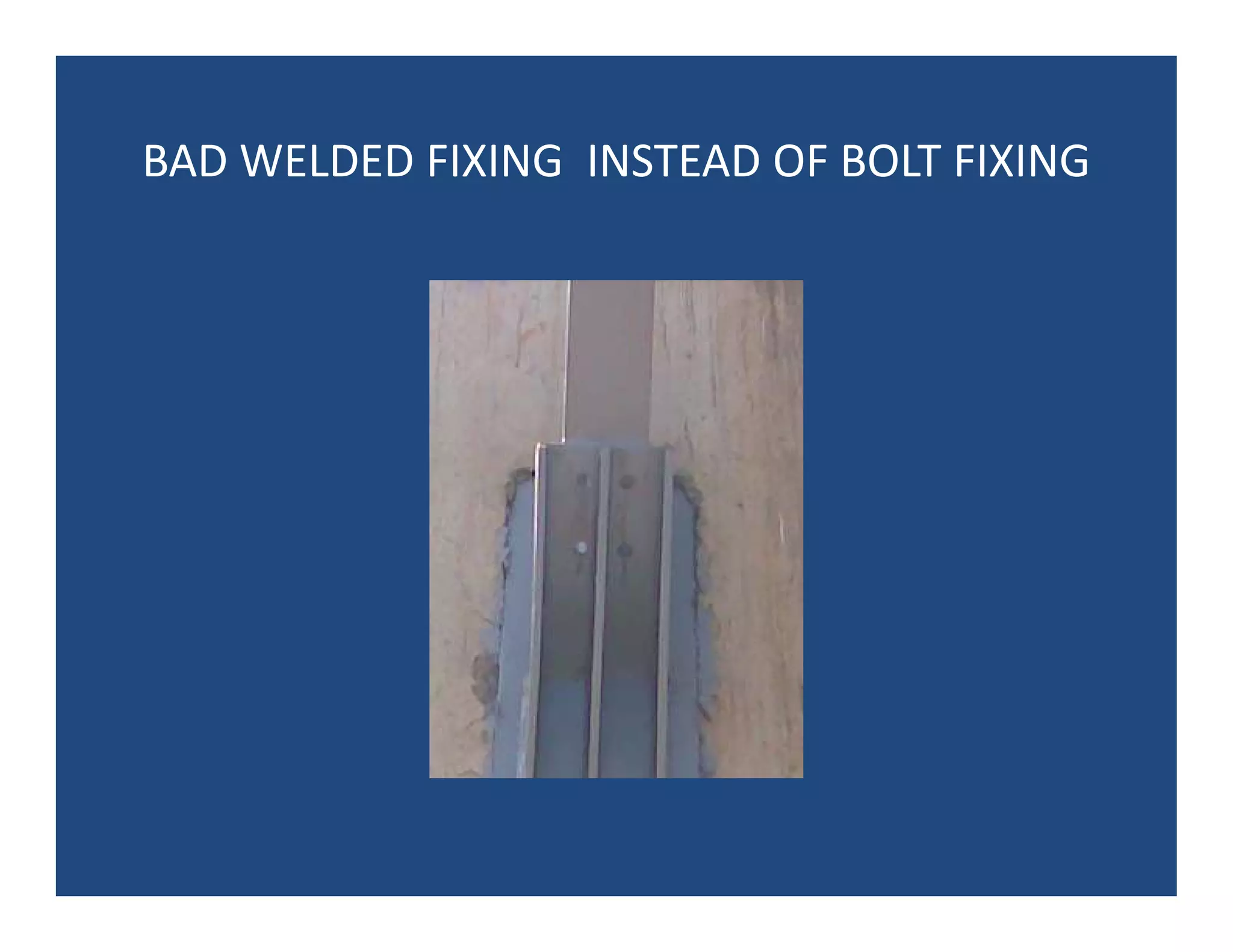 Some common defects in steel structural erection at site | PDF