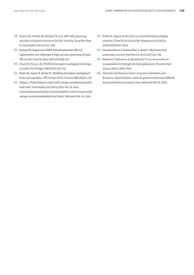 Some common myths associated with food debunked | PDF