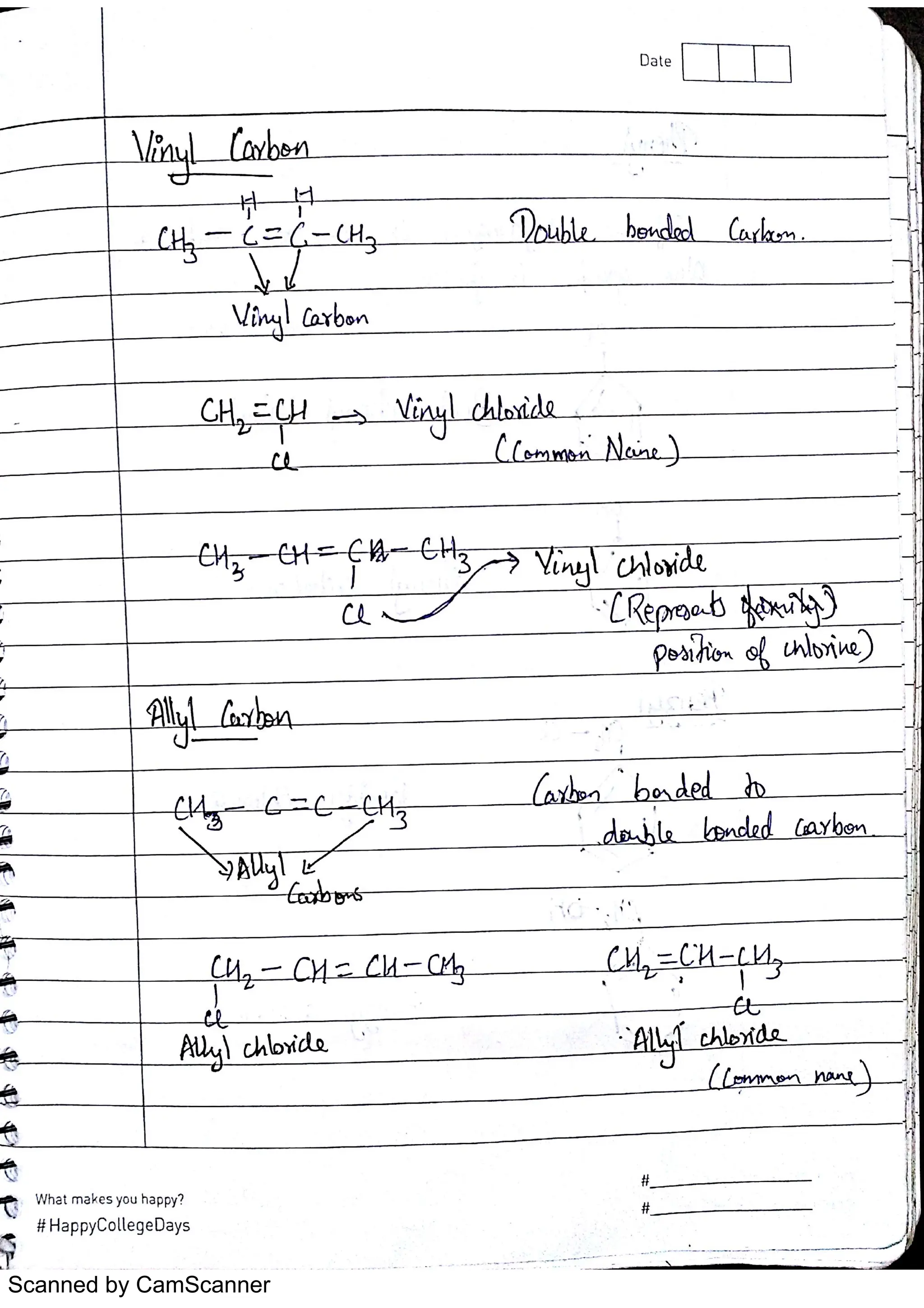 Some Common Names in Organic Chemistry Notes | PDF