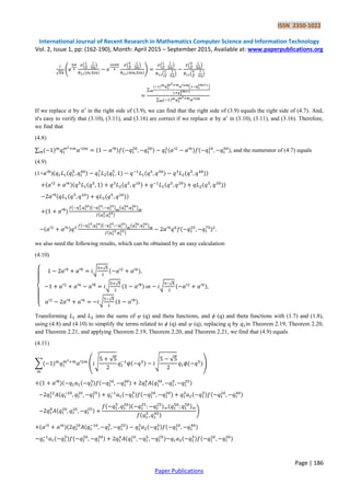 Some Continued Mock Theta Functions from Ramanujan’s Lost Notebook (IV) | PDF