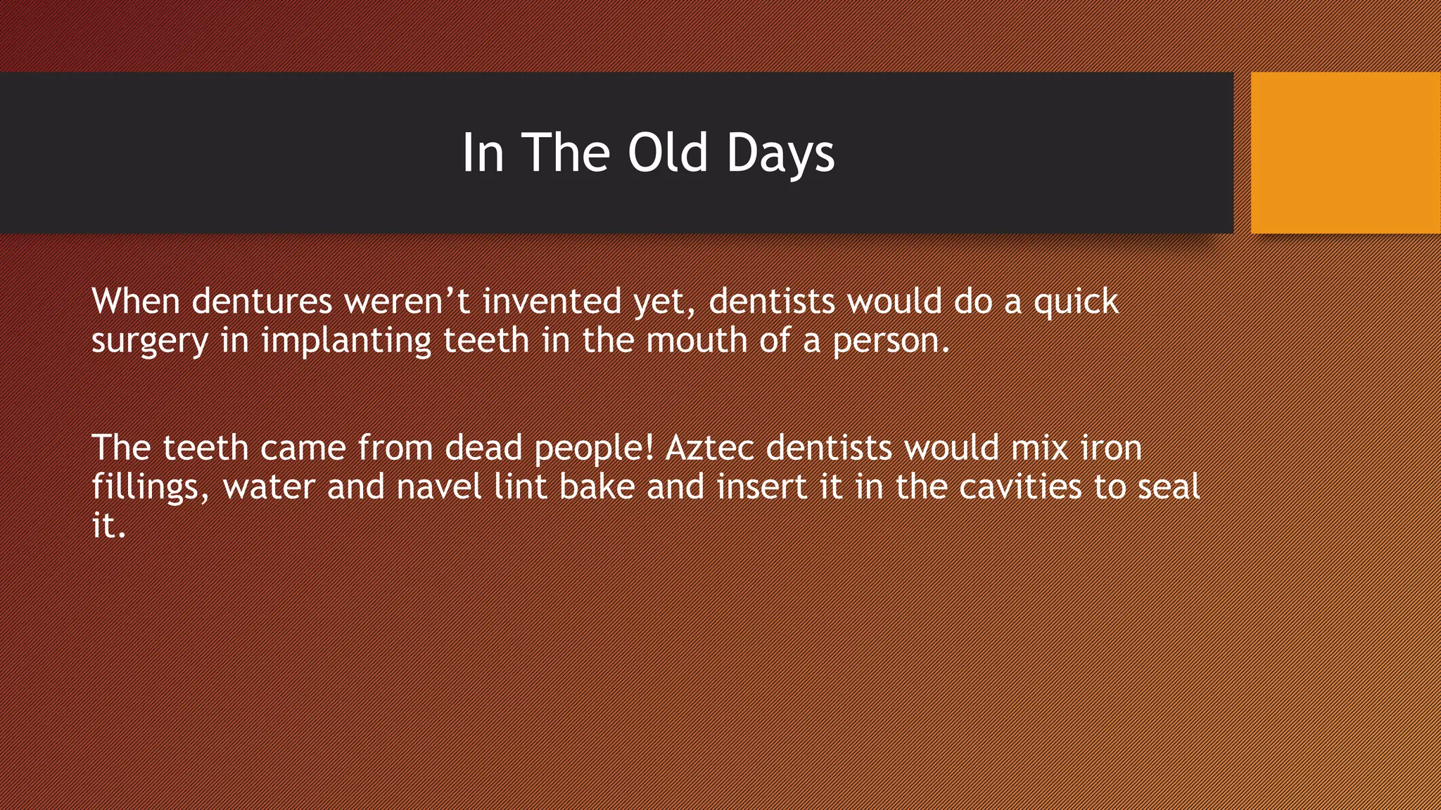 Some dental history | PPT
