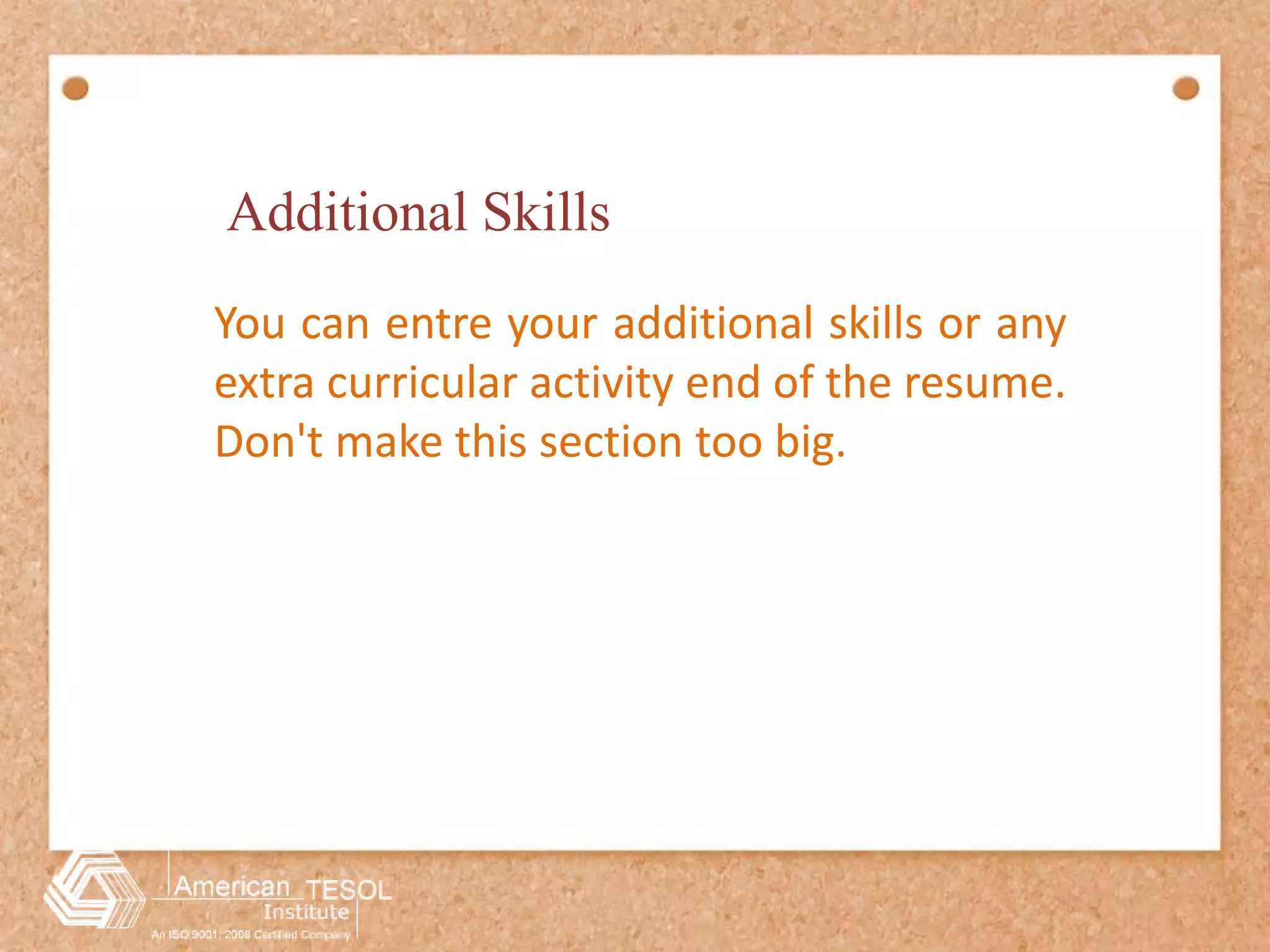 Some easy steps to write tesol resume | PPT