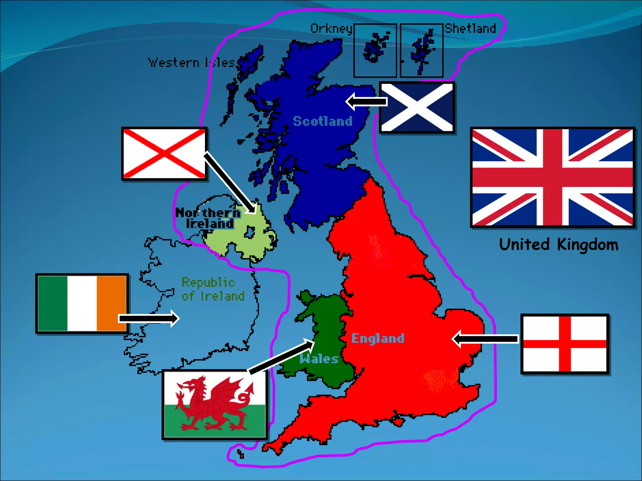Some english speaking countries flags | PPT