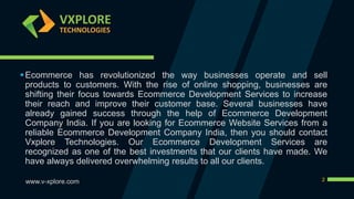 Some Exclusive Benefits Of Ecommerce Development Services.pptx
