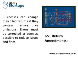 Some Facts About GST Return Filing | PPT