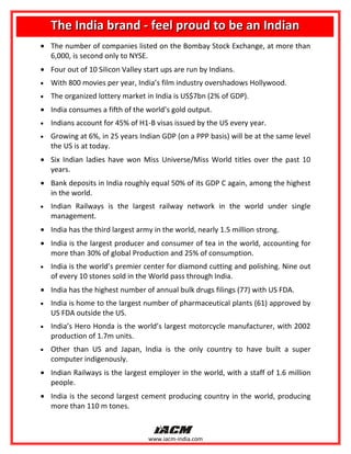 Some Facts About India | PDF