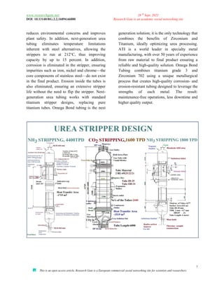 Some Facts about Urea Stripper By Prem Baboo.pdf