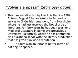 Some famous spanish films | PPT