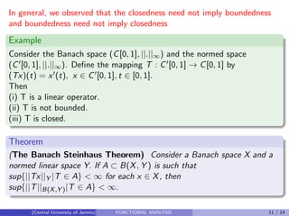 Some fundamental theorems in Banach spaces and Hilbert spaces | PDF