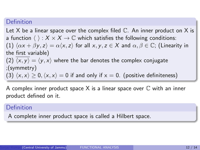 Some fundamental theorems in Banach spaces and Hilbert spaces | PDF