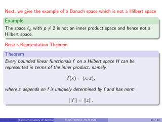 Some fundamental theorems in Banach spaces and Hilbert spaces | PDF