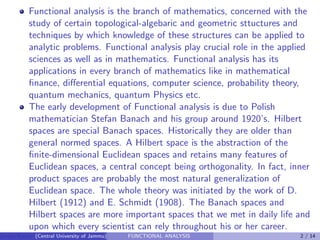 Some fundamental theorems in Banach spaces and Hilbert spaces | PDF