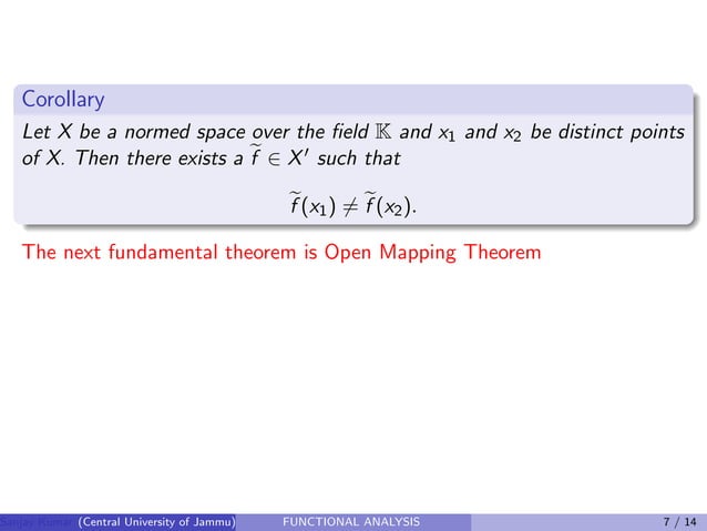Some Fundamental Theorems In Banach Spaces And Hilbert Spaces Pdf