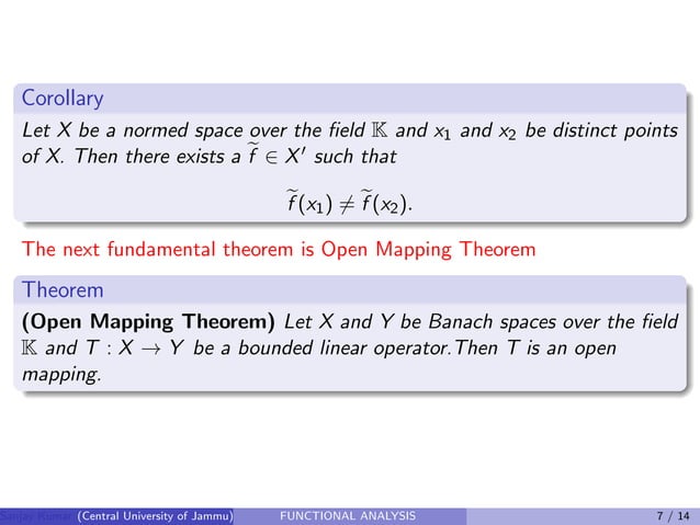 Some fundamental theorems in Banach spaces and Hilbert spaces | PDF