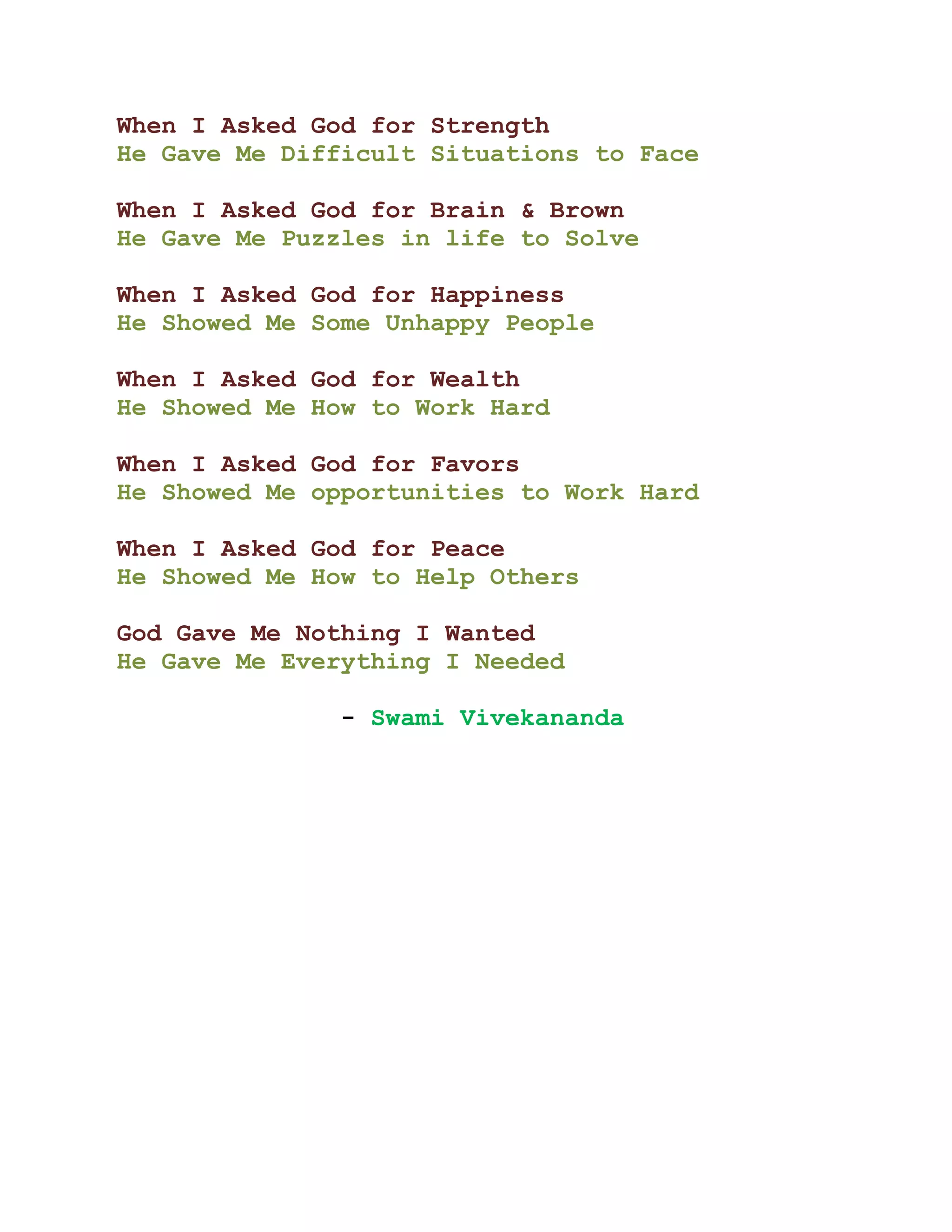 Some golden words of swami vivekananda1 | DOCX
