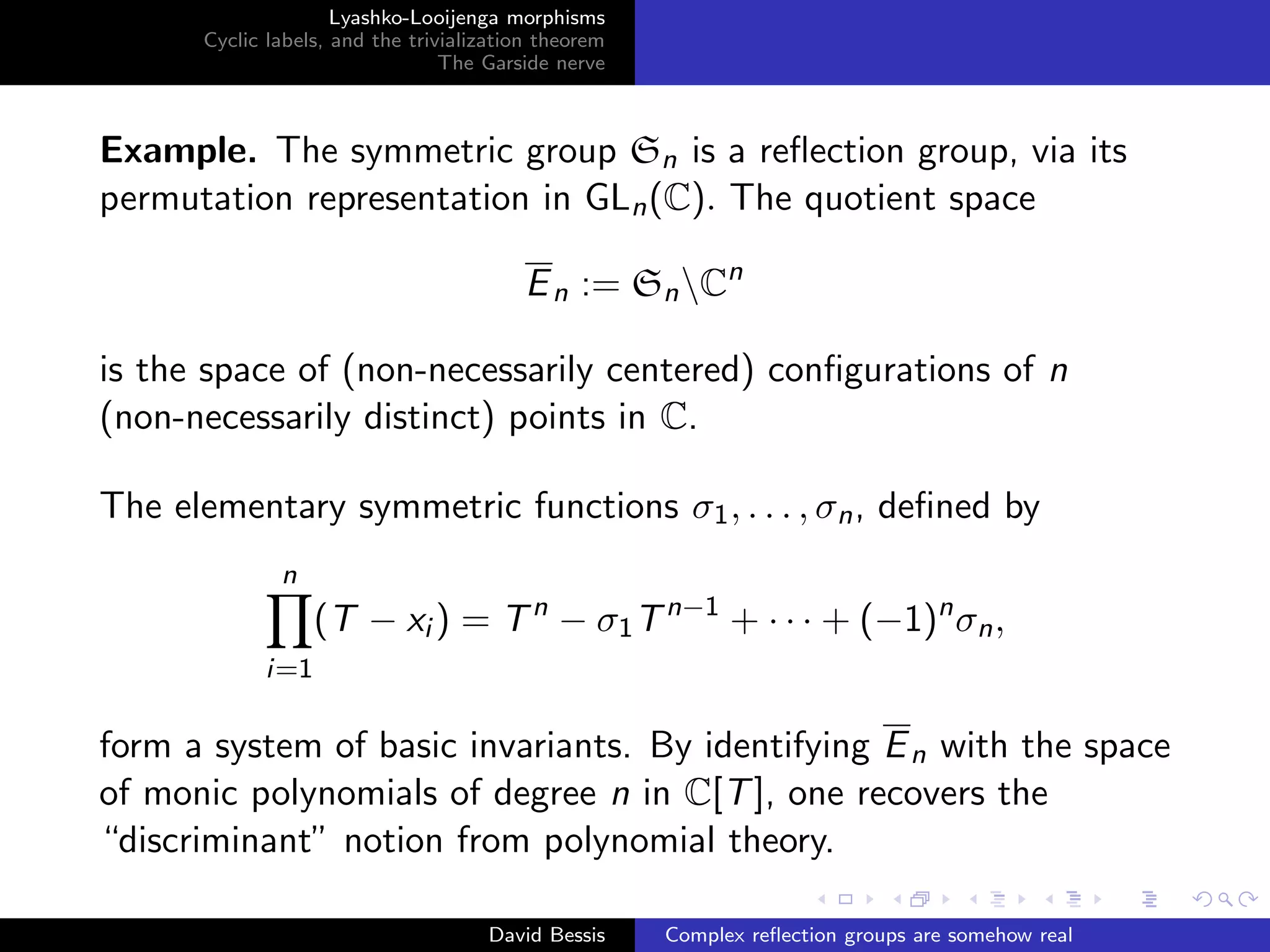Complex reflection groups are somehow real | PDF | Maps & Navigation