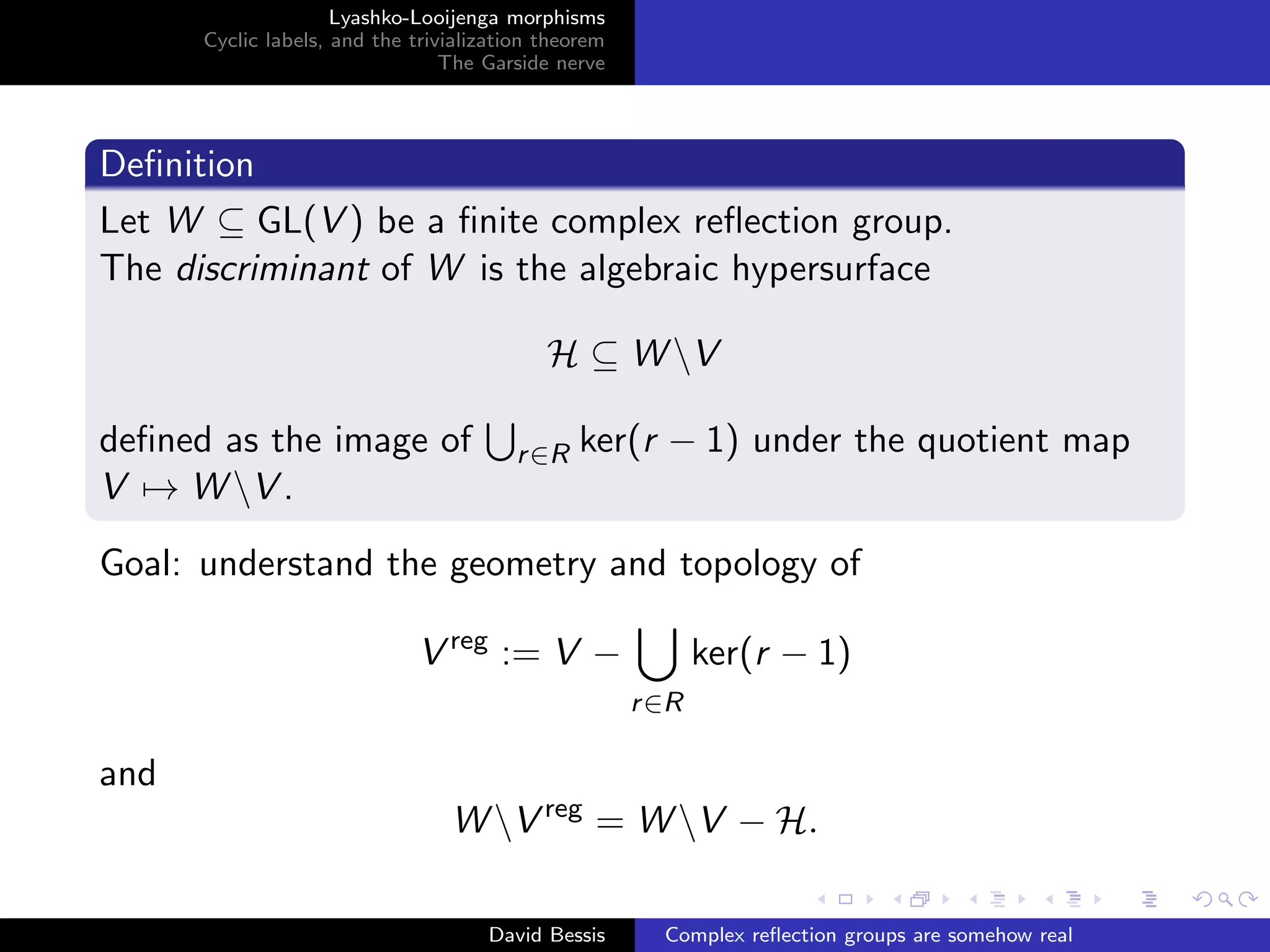 Complex reflection groups are somehow real | PDF | Maps & Navigation