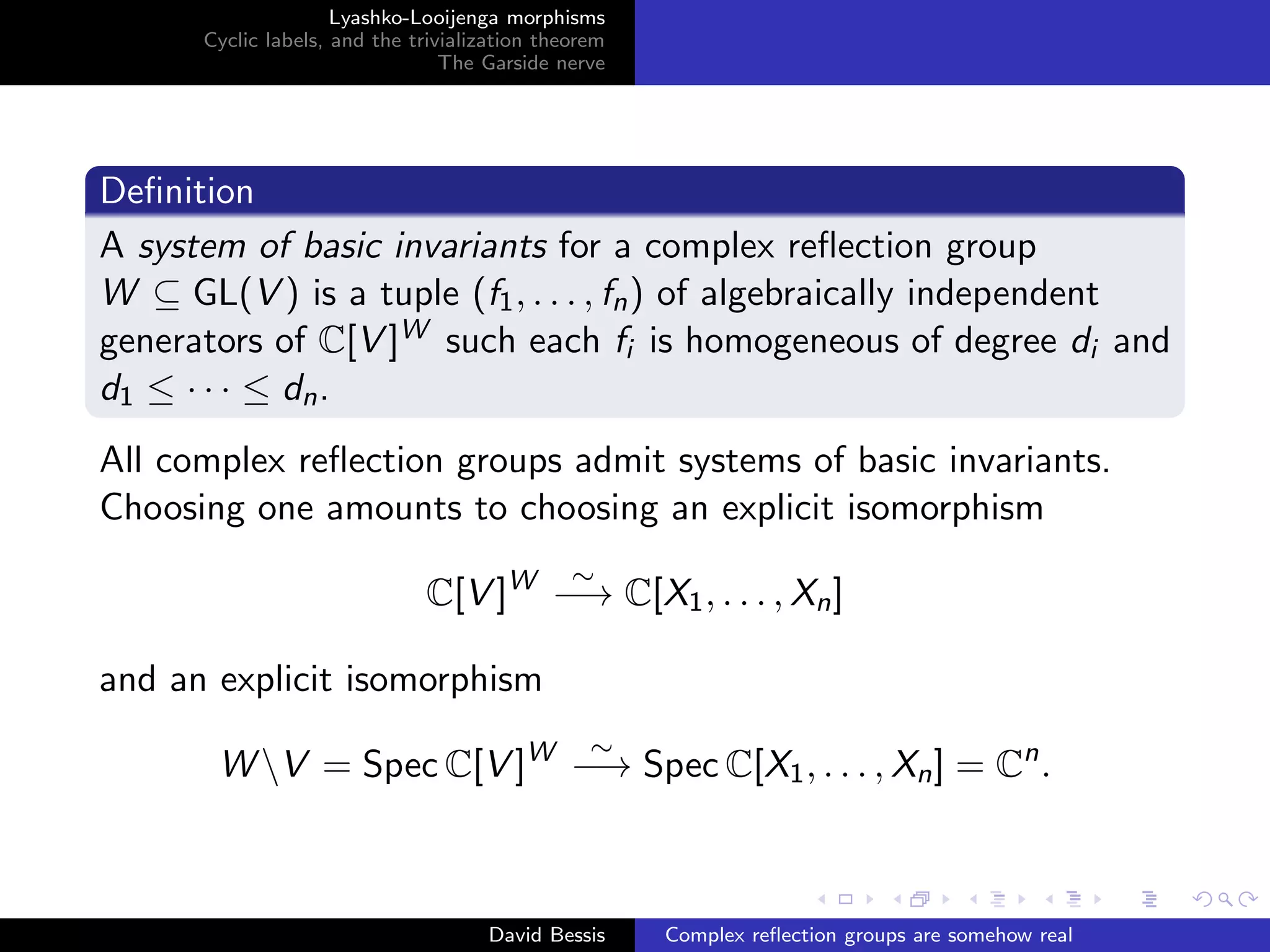 Complex reflection groups are somehow real | PDF | Maps & Navigation