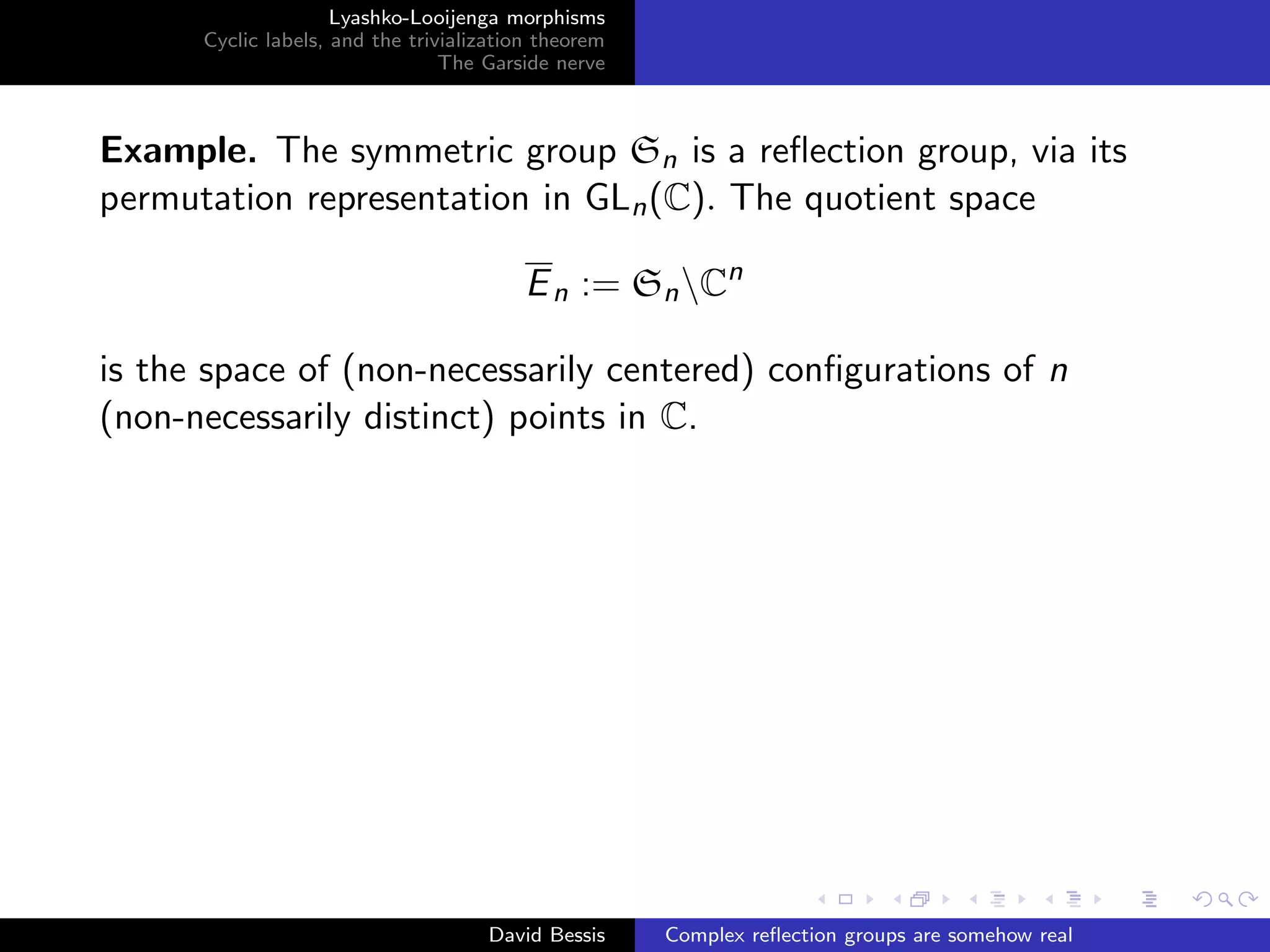 Complex reflection groups are somehow real | PDF | Maps & Navigation