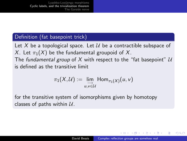 Complex reflection groups are somehow real | PPT