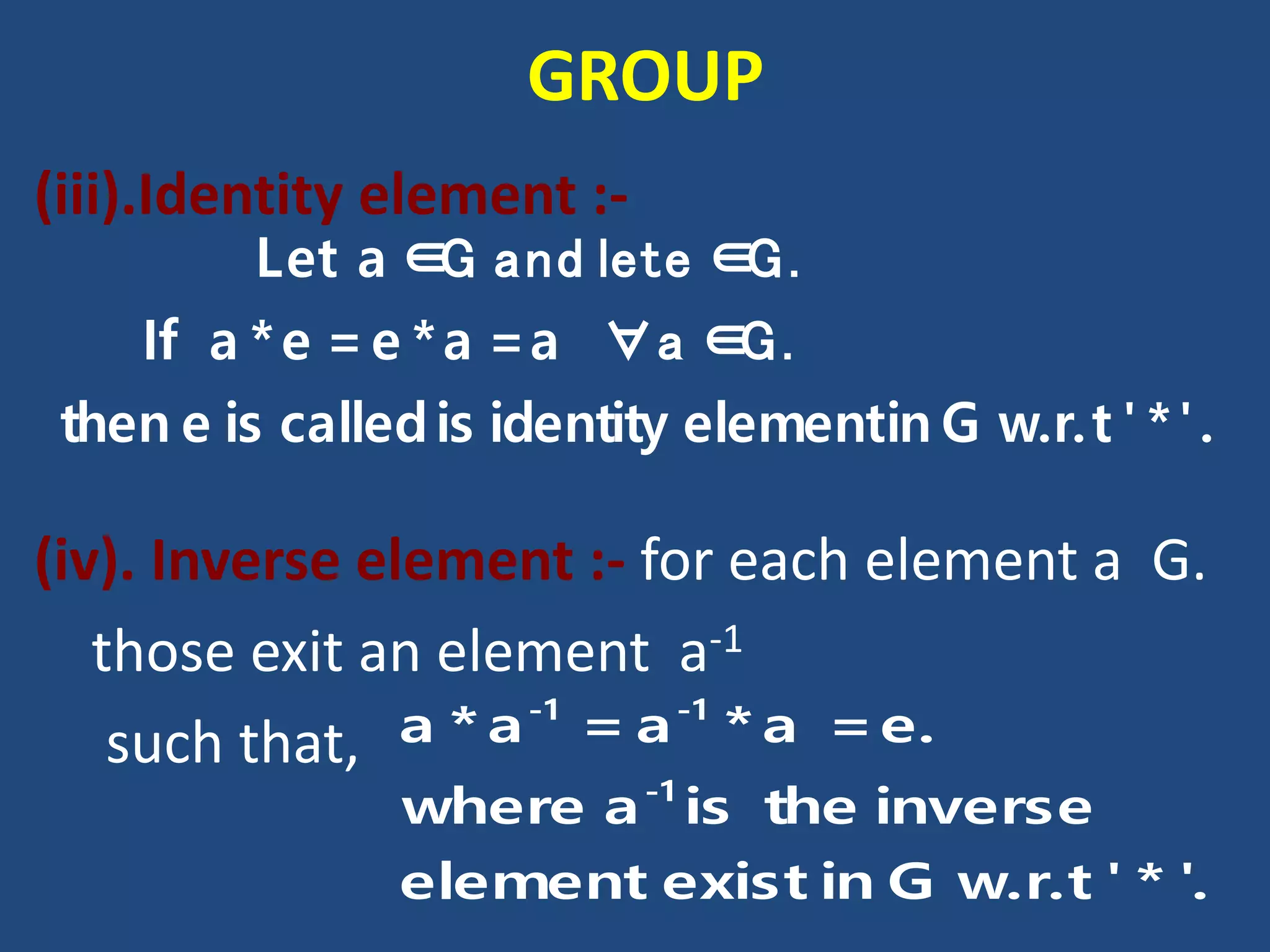SOME IMPORTANT TOPICS OF GROUP THEORY IN MODERN-1.pptx | Physics | Science