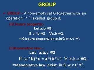 SOME IMPORTANT TOPICS OF GROUP THEORY IN MODERN-1.pptx | Physics | Science