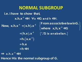 SOME IMPORTANT TOPICS OF GROUP THEORY IN MODERN-1.pptx | Physics | Science