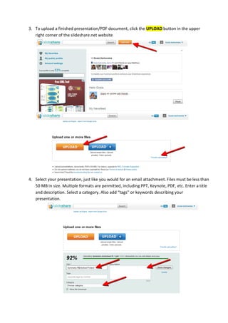 Some information about slideshare | PDF