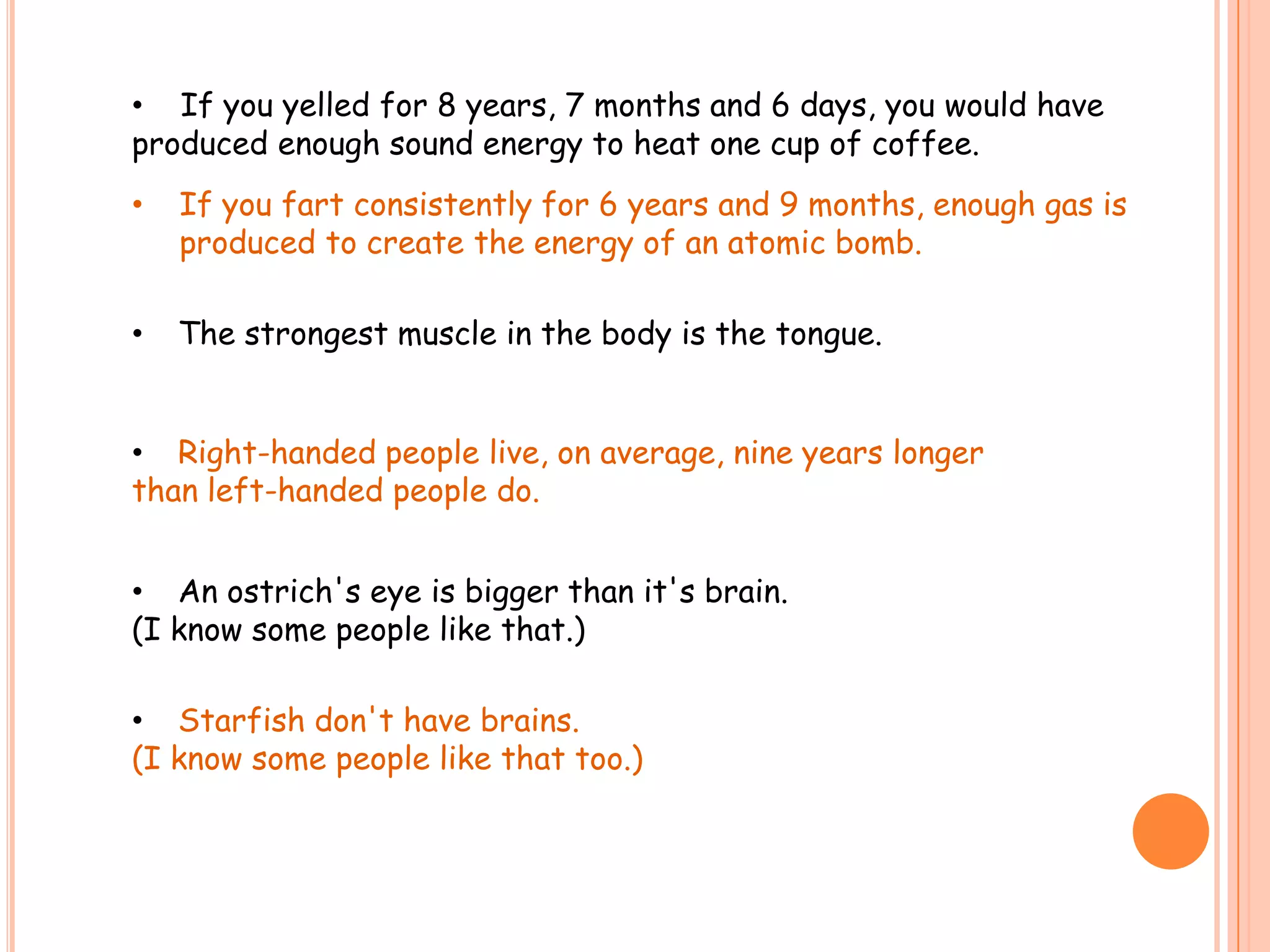 Some interesting facts | PPTX