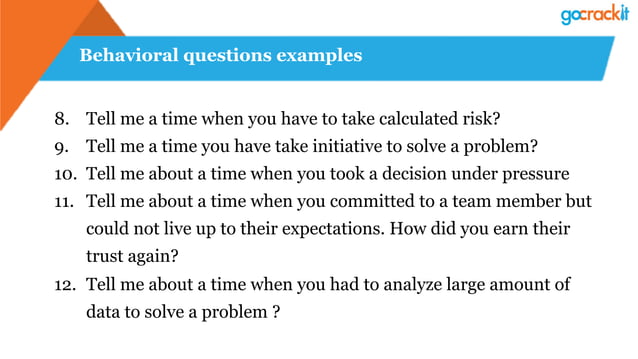 Some Example Questions | PPT