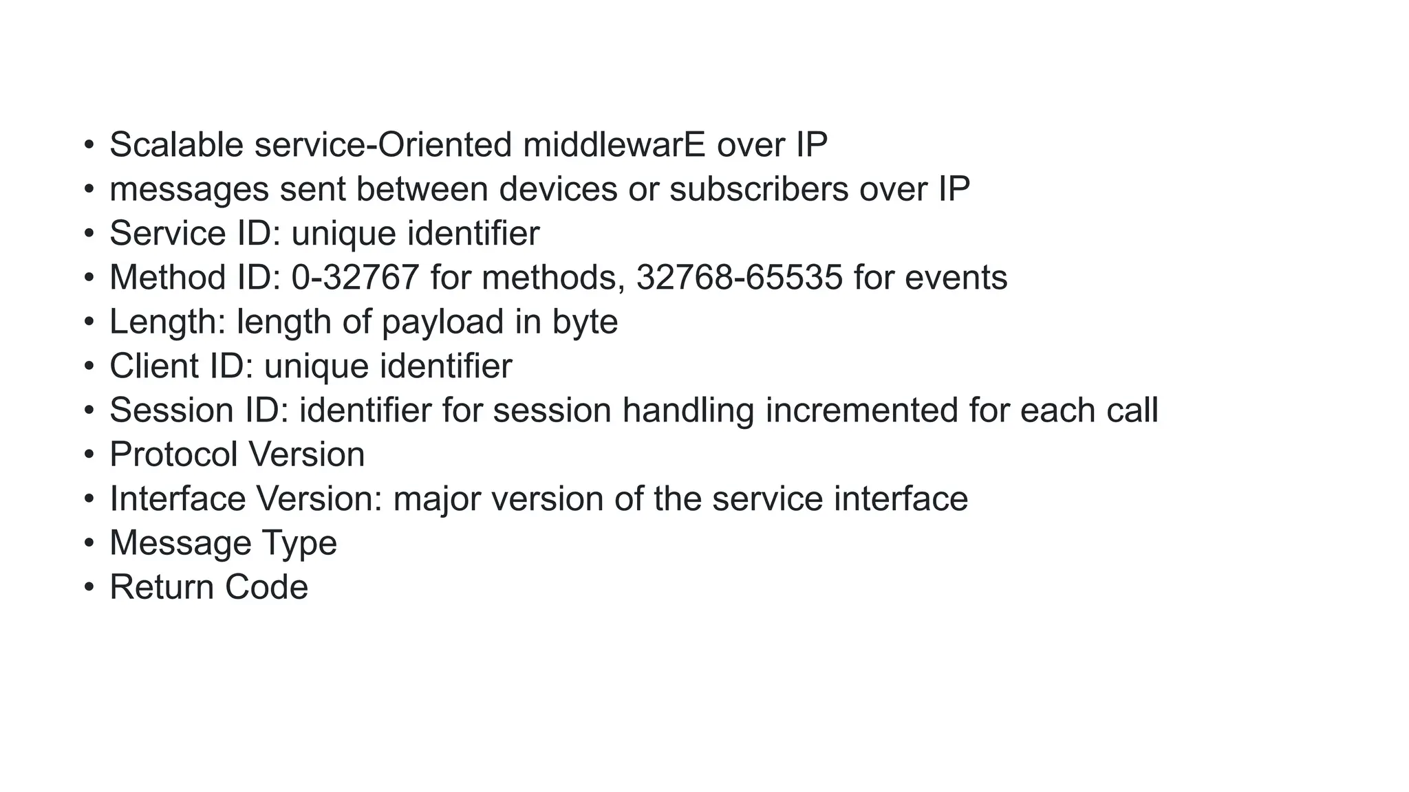 SOME IP in the automotive environement and its applications | PPT