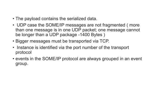 SOME IP in the automotive environement and its applications | PPT