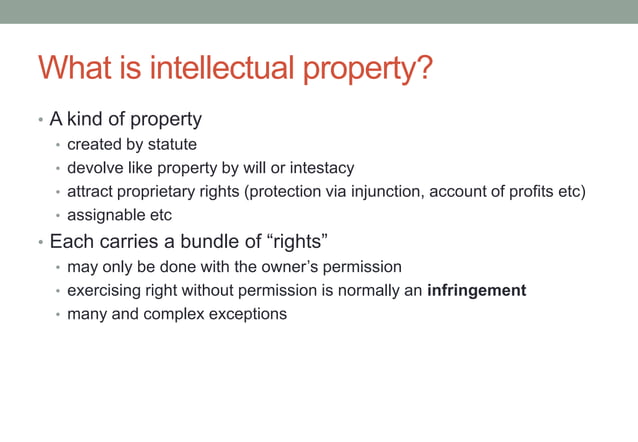 Francis Davey 'A Smattering of IP' | PPT