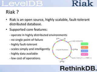 Some key value stores using log-structure | PPTX | Databases | Computer Software and Applications