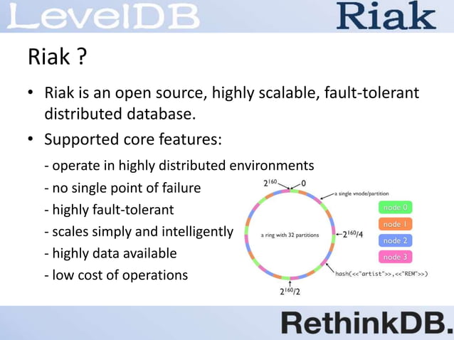 Some key value stores using log-structure | PPTX | Databases | Computer Software and Applications